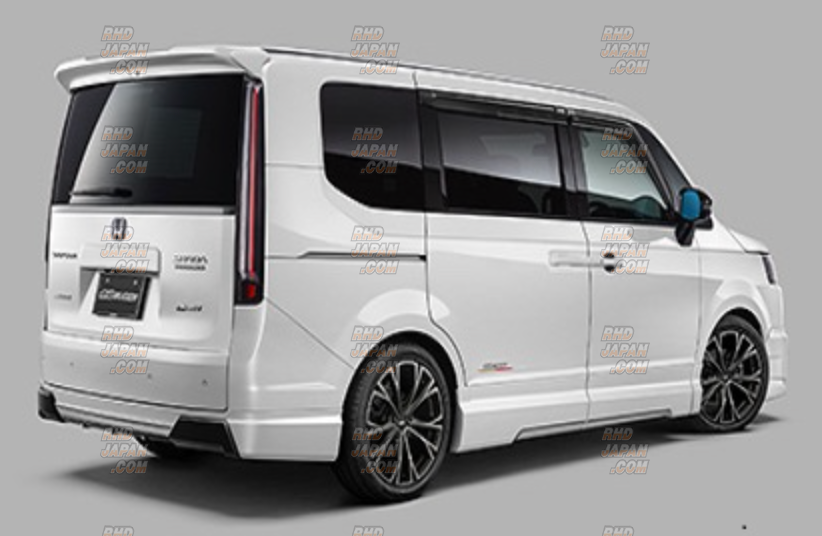 Mugen Styling Set 3 Piece Aero Kit Standard Muffler Platinum White Pearl - Stepwagon RP6 RP7 RP8 ...